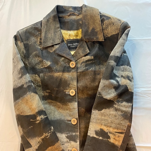 Fabio Dericci | Jackets & Coats | Fabio Dericci Designer Leather Jacket ...